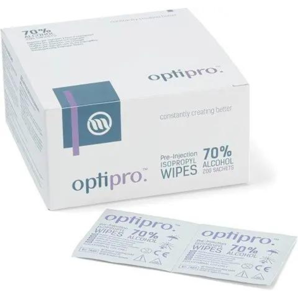 英國 OptiPro 70%酒精消毒棉